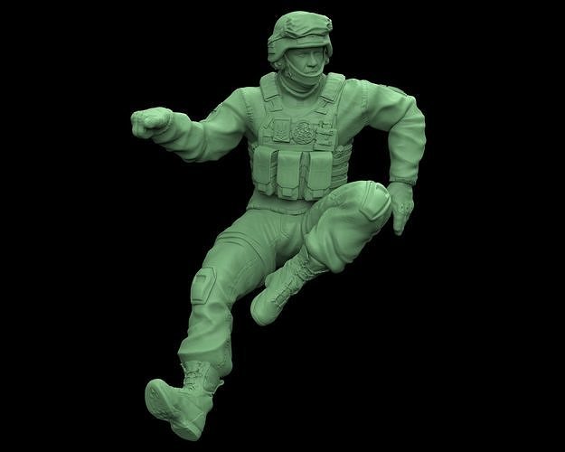 UKRAINIAN Tank gunner 3D model 3D printable | CGTrader