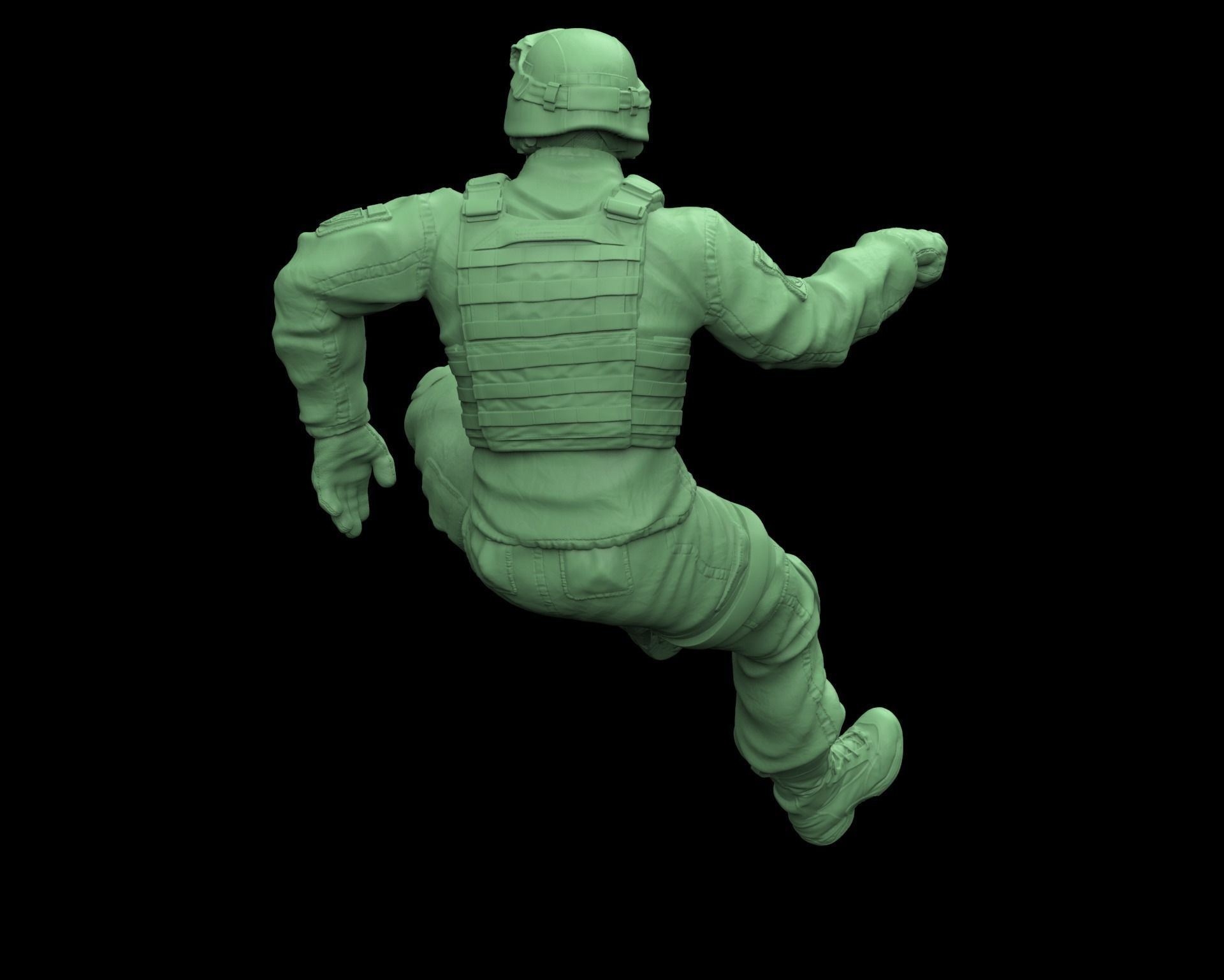 UKRAINIAN Tank gunner 3D model 3D printable | CGTrader
