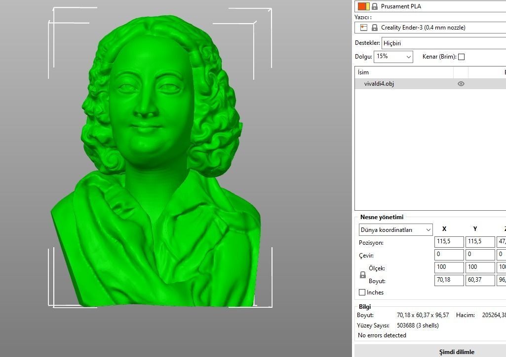Antonio Vivaldi 3D model 3D printable | CGTrader
