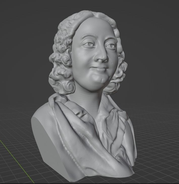 Antonio Vivaldi 3D model 3D printable | CGTrader