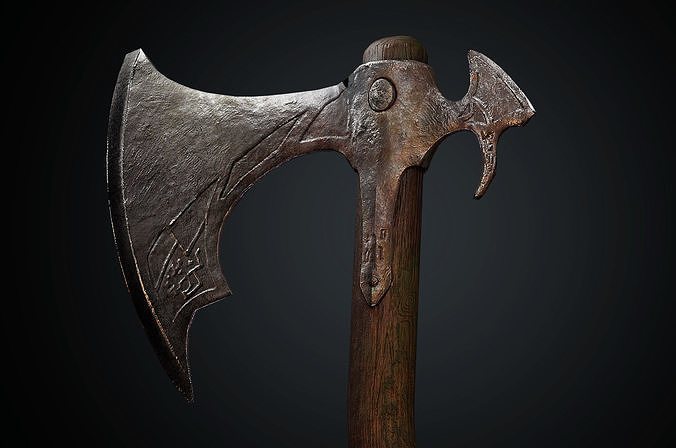 3D model Medieval Axe VR / AR / low-poly | CGTrader