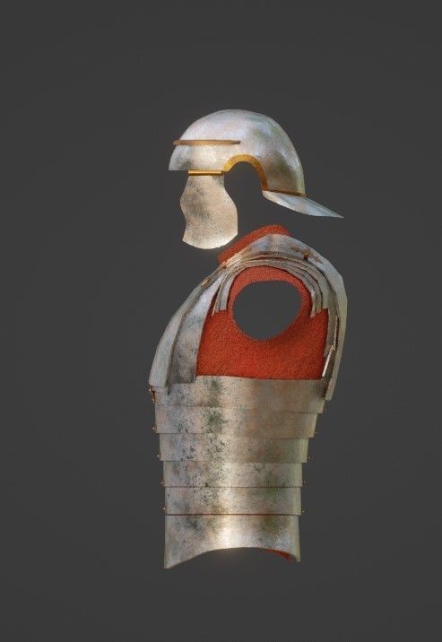 Lorica Segmentata- Roman Armor 3D model | CGTrader