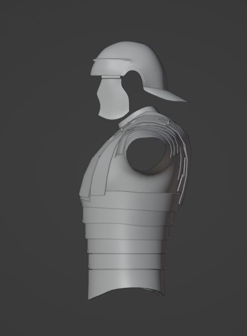 Lorica Segmentata- Roman Armor 3D model | CGTrader