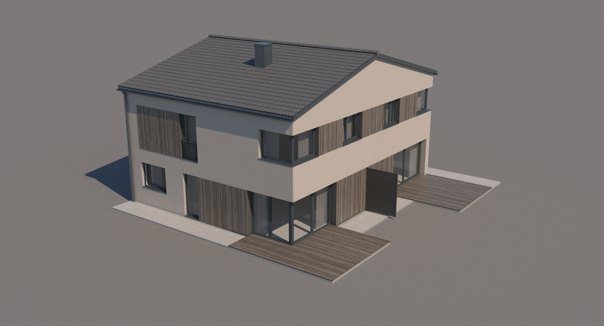 Generic Residential Building 002 3D model | CGTrader
