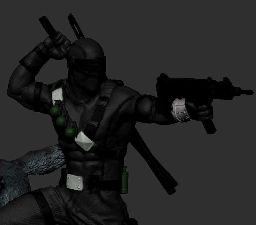 Snake eyes Gi Joe 3D model 3D printable | CGTrader