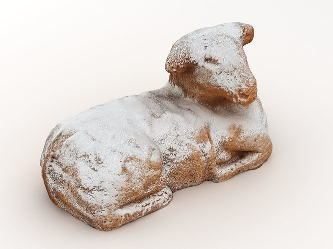 Easter Lamb Cake 3D model | CGTrader