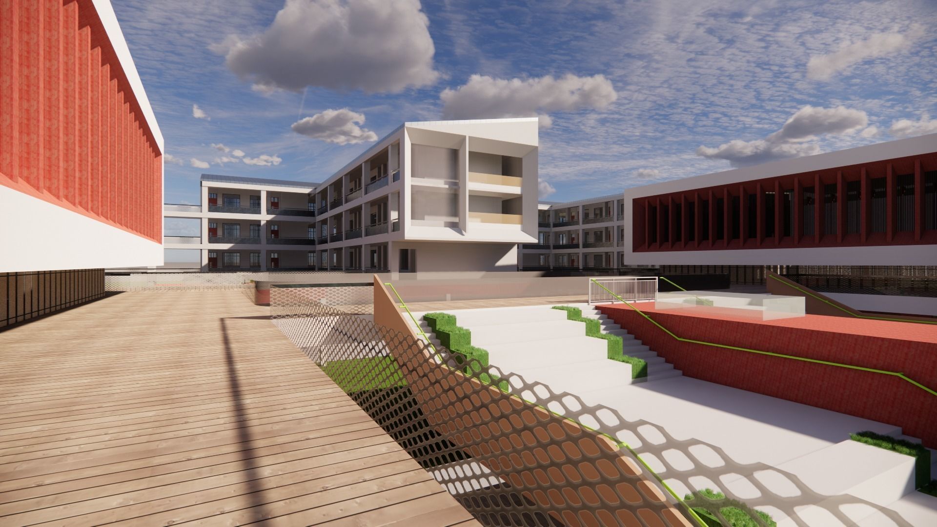 ACADEMY-primary school design 3D model | CGTrader