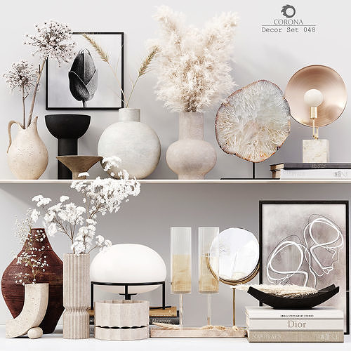 Decor Set 095 3D model | CGTrader