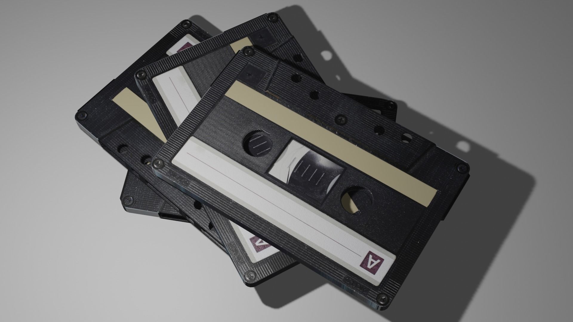 tape type cassette 3D model | CGTrader