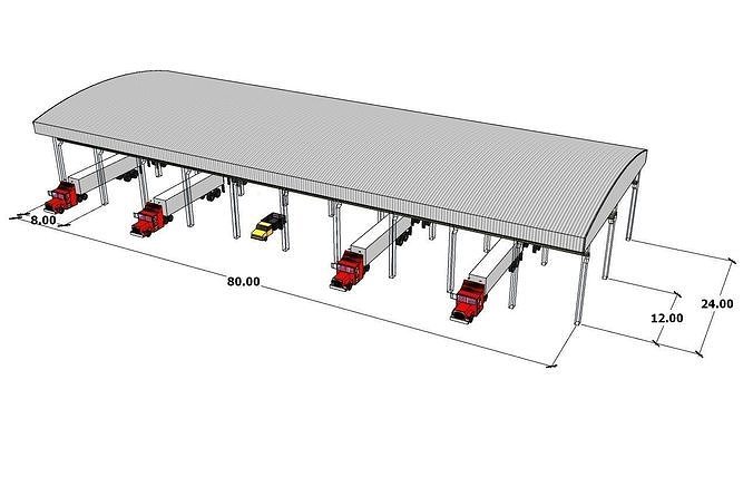 Simple warehouse -01 free 3D model | CGTrader