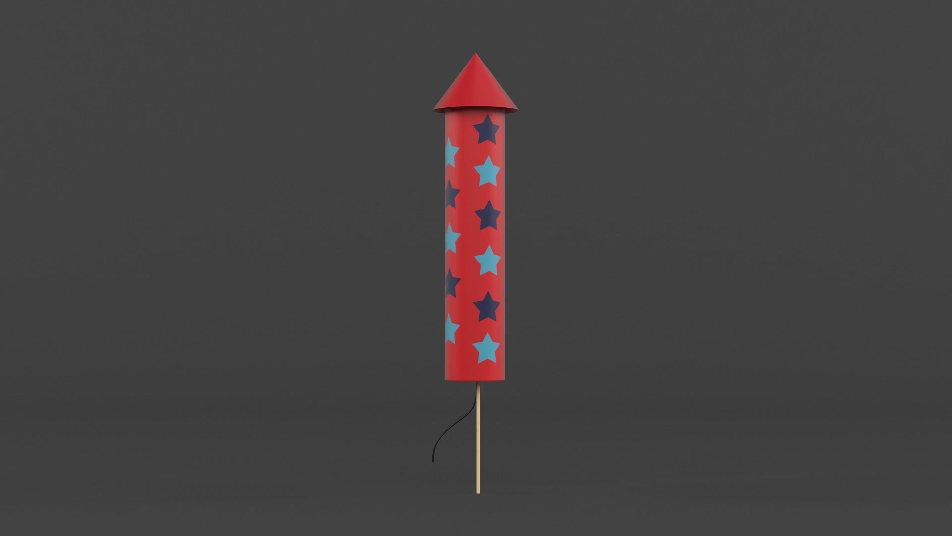 Firework Rockets 3D model | CGTrader