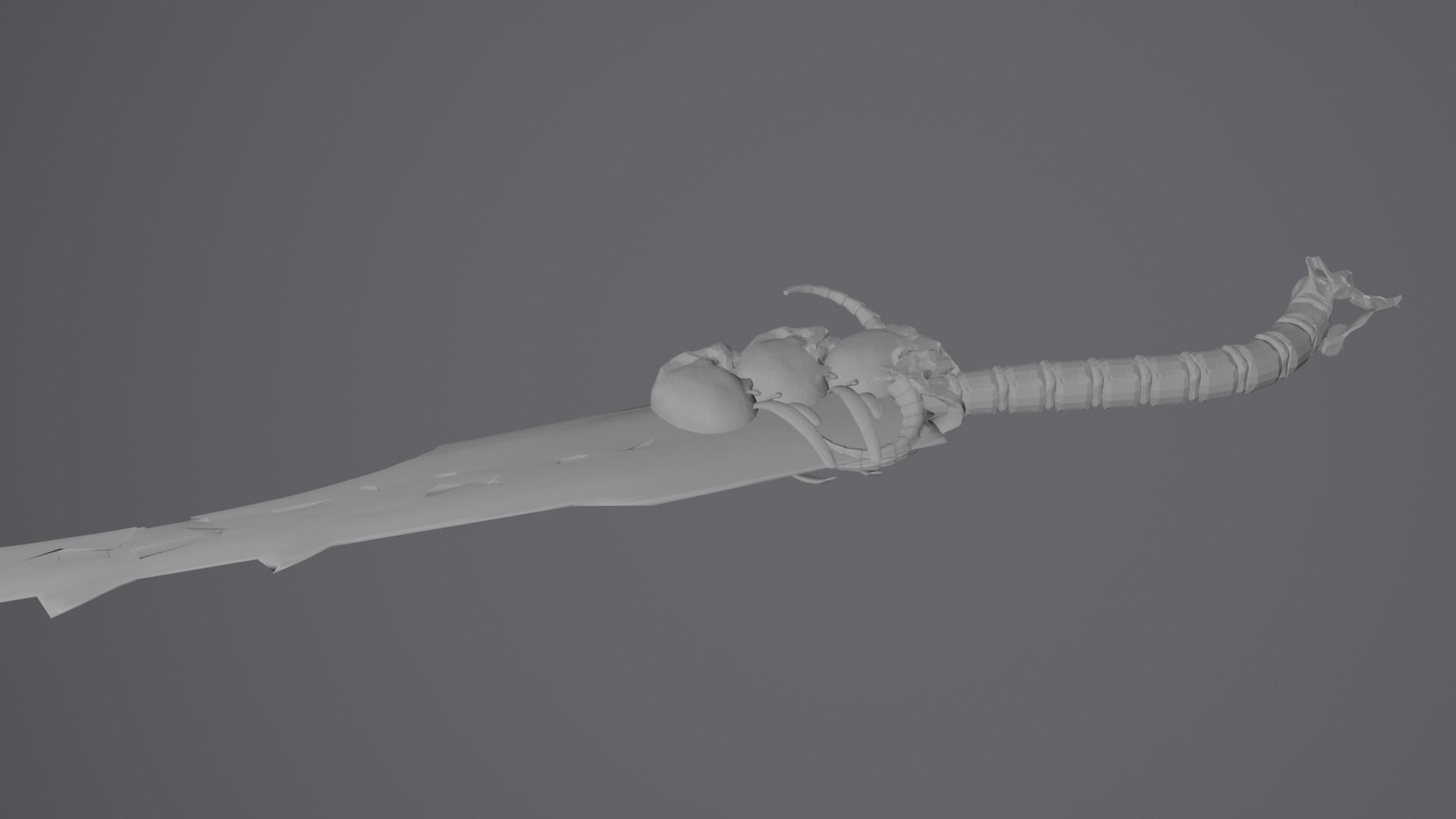 Bone Great Sword 3D model | CGTrader