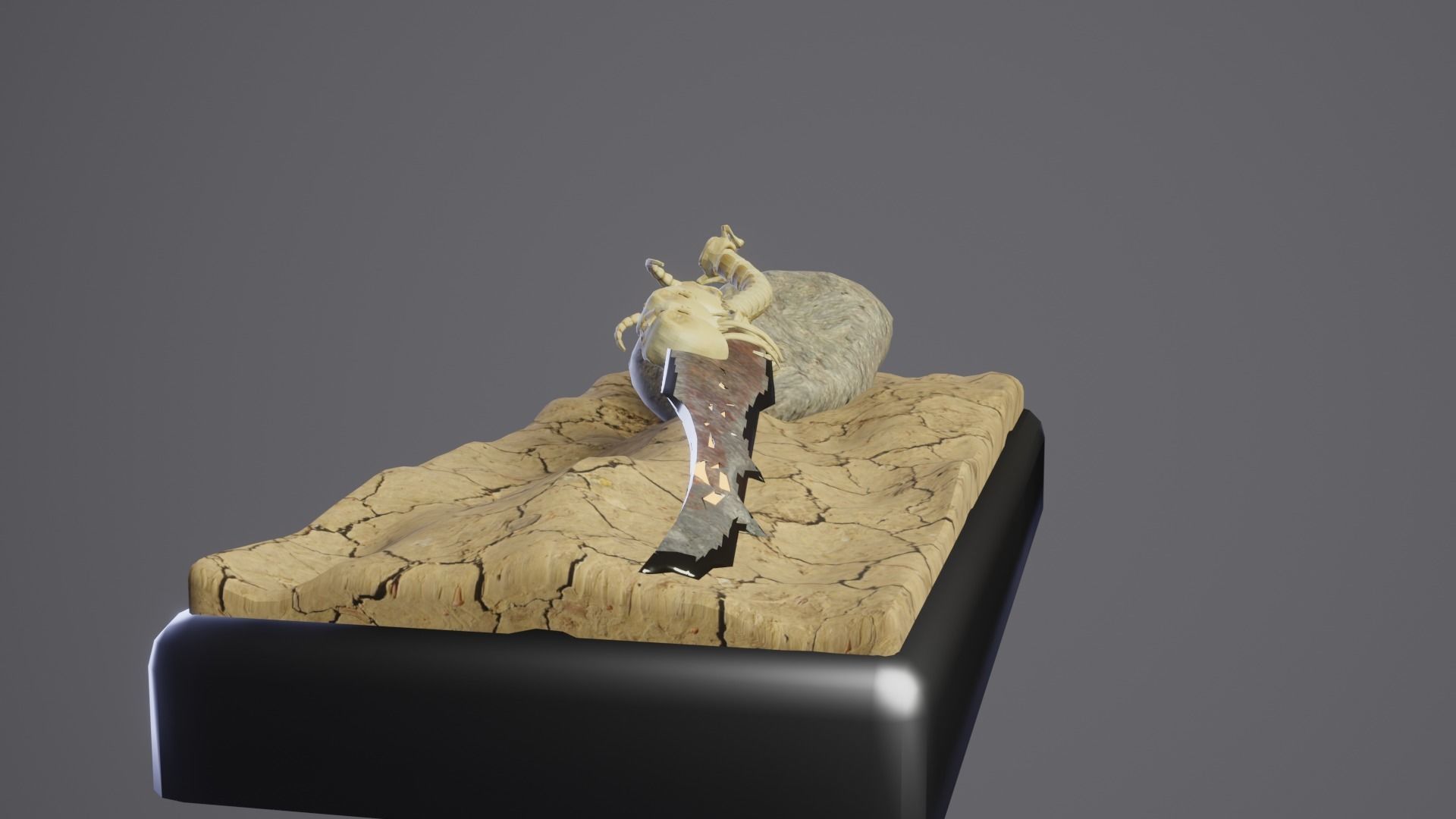 Bone Great Sword 3D model | CGTrader
