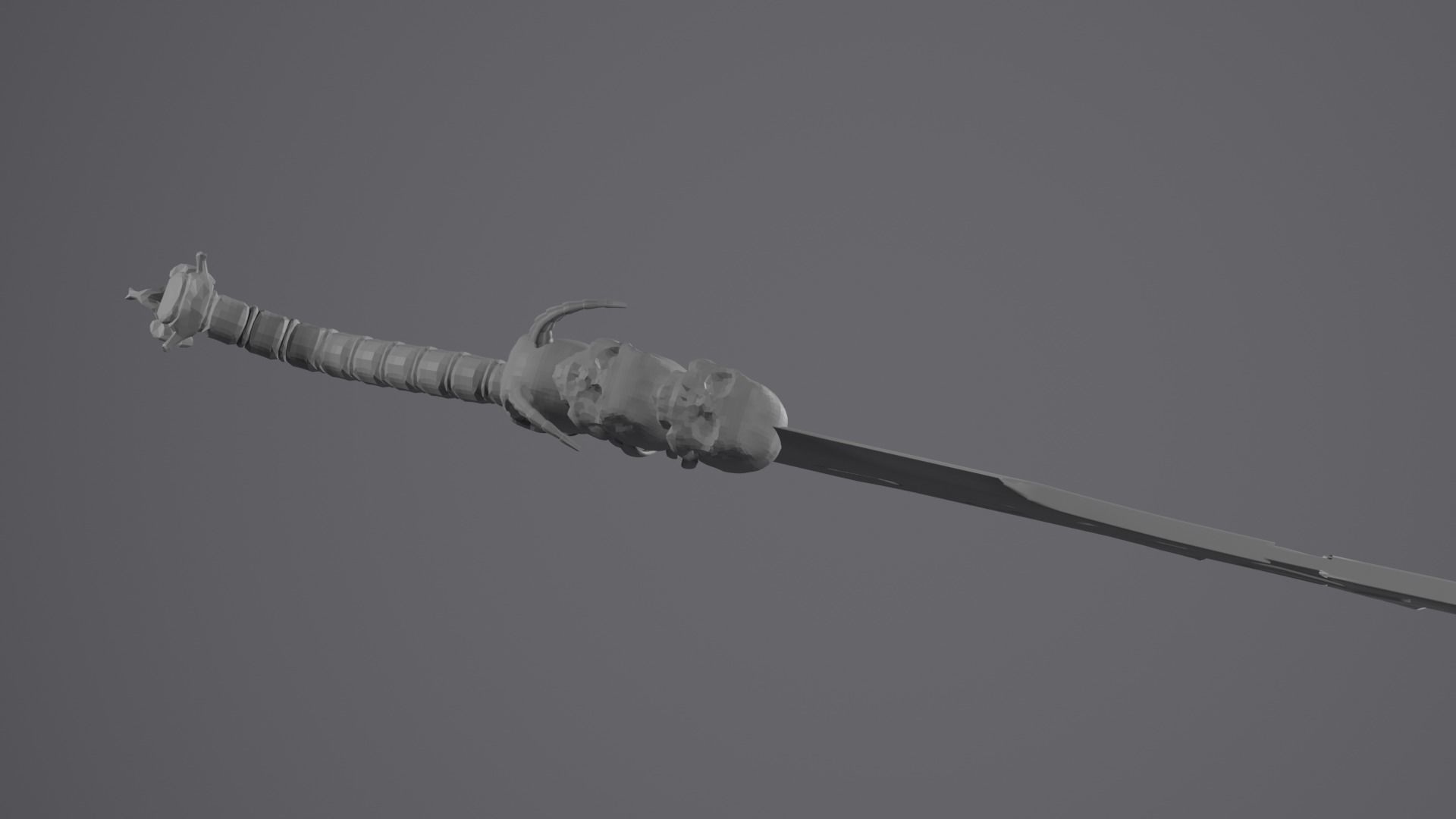 Bone Great Sword 3D model | CGTrader
