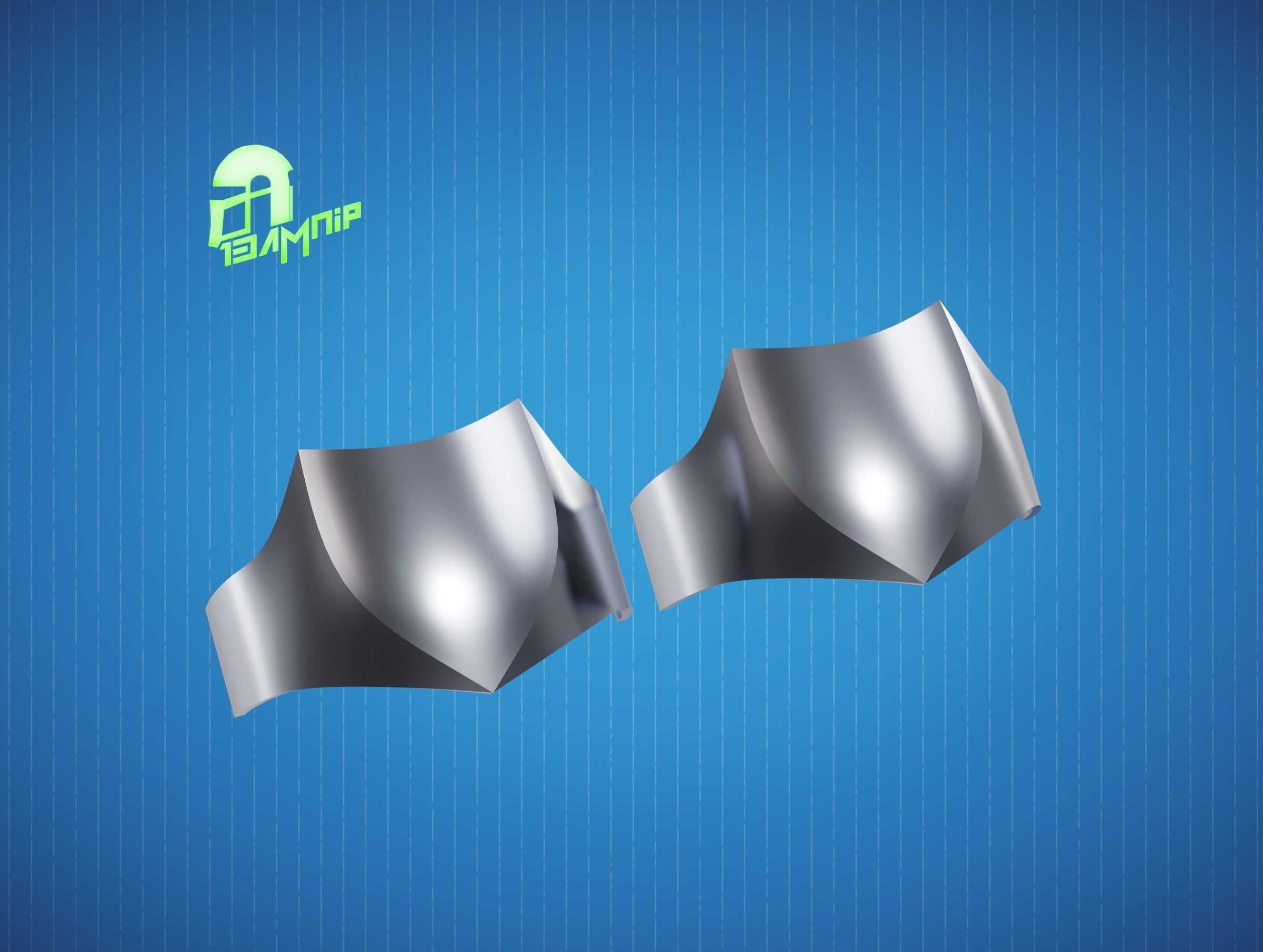 Custom Mandalorian Knee Armor 3D model 3D printable | CGTrader