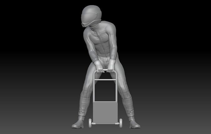 FORMULA ONE PIT STOP 2 3D model 3D printable | CGTrader