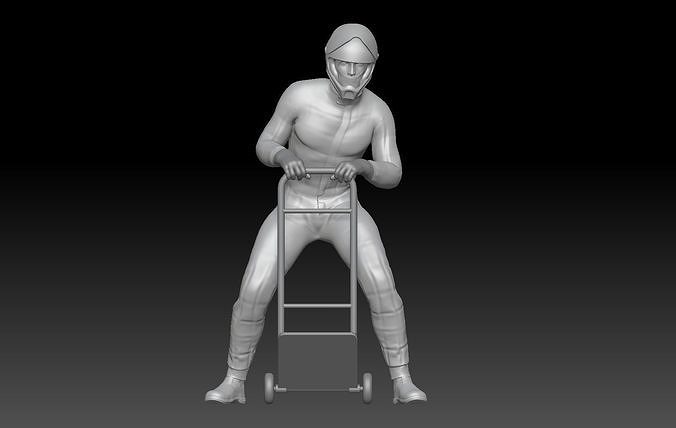 FORMULA ONE PIT STOP 3 3D model 3D printable | CGTrader