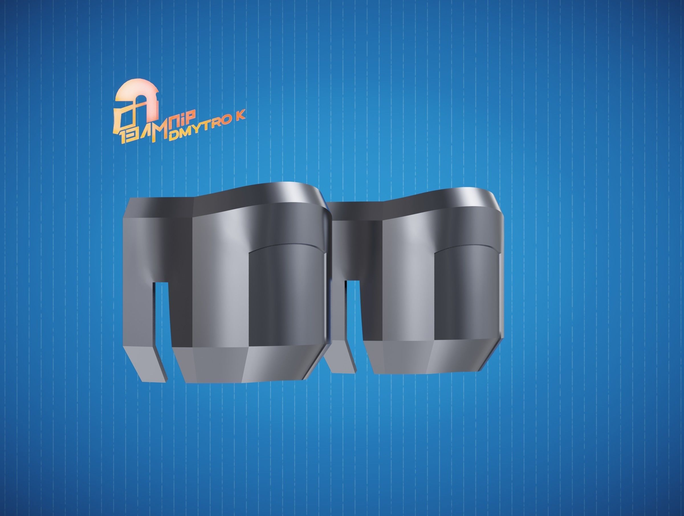 Custom Mandalorian Knee Armor 3D model 3D printable | CGTrader