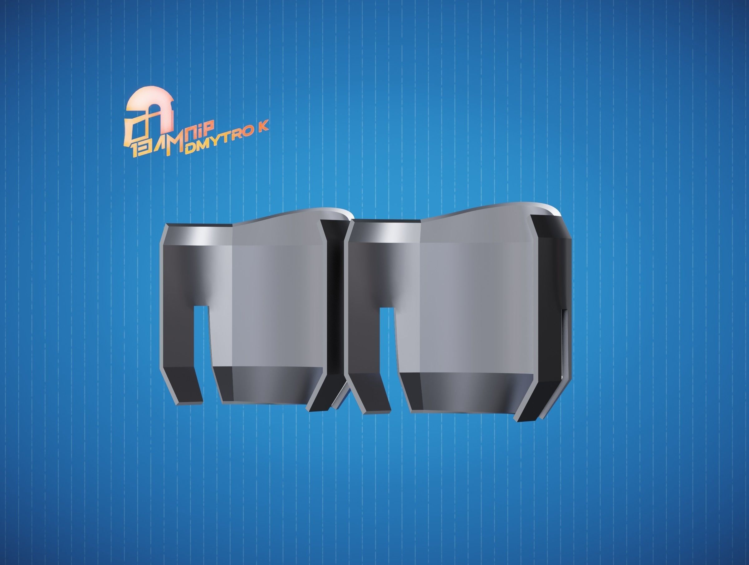 Custom Mandalorian Knee Armor 3D model 3D printable | CGTrader