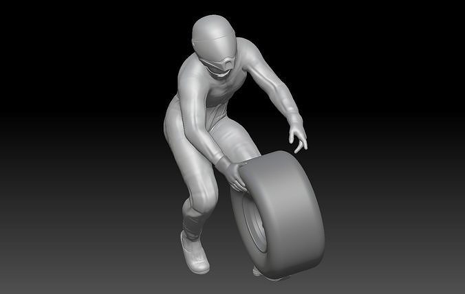 FORMULA ONE PIT STOP 7 3D model 3D printable | CGTrader