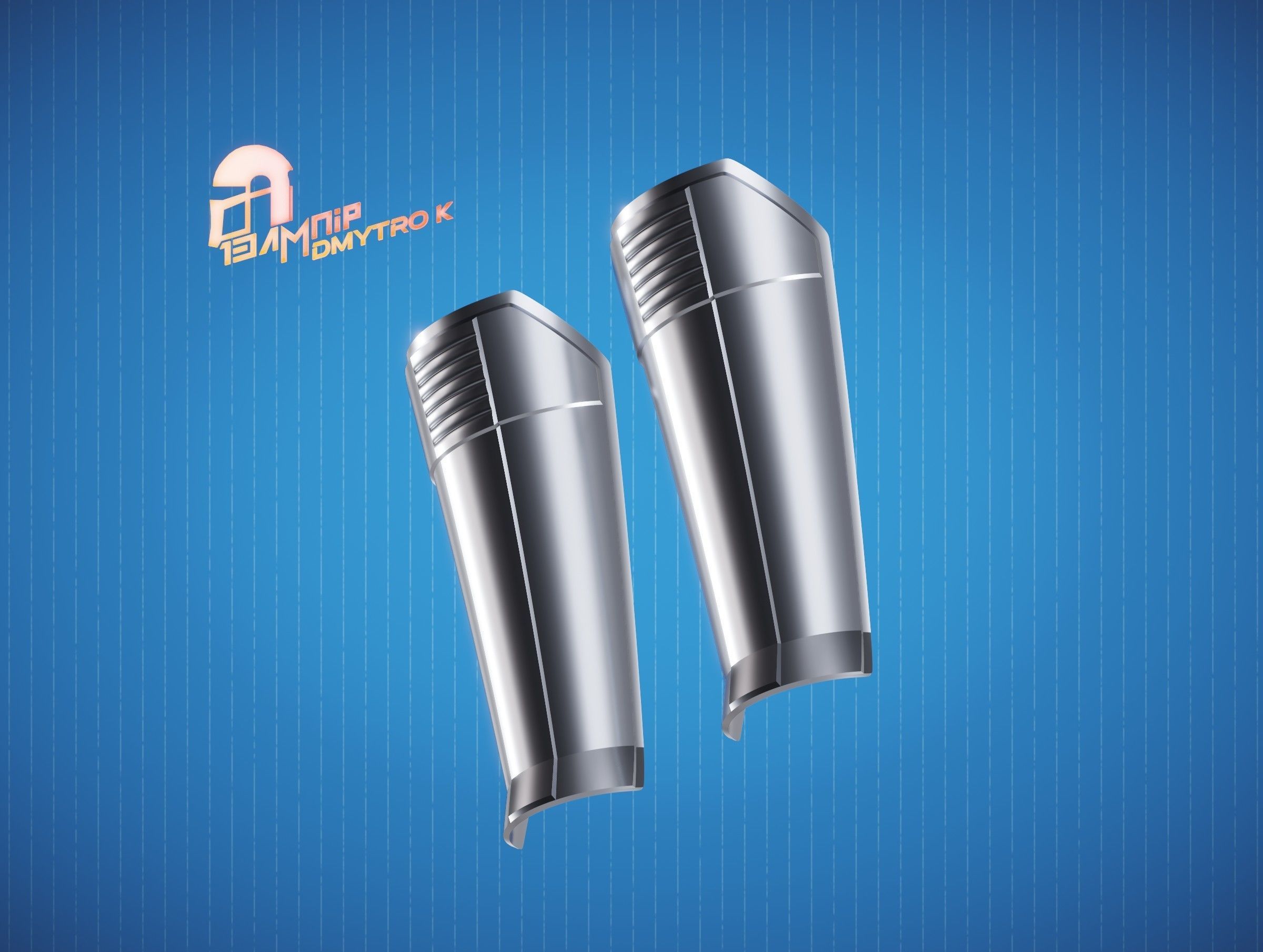 Custom Mandalorian Shin Armor 3D model 3D printable | CGTrader