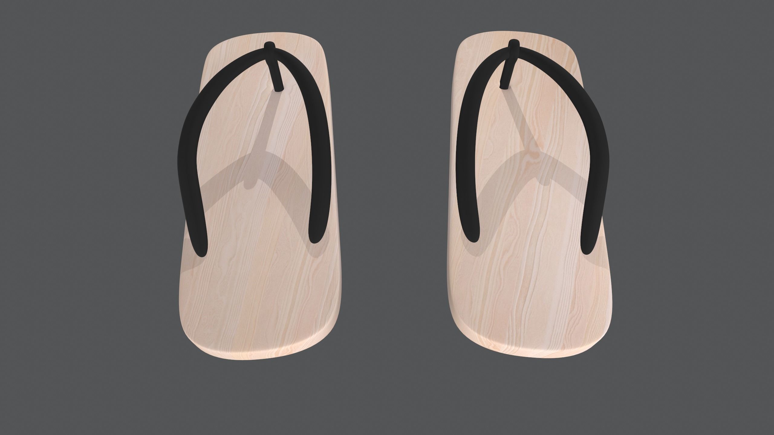 3D model Japanese Geta VR / AR / low-poly | CGTrader