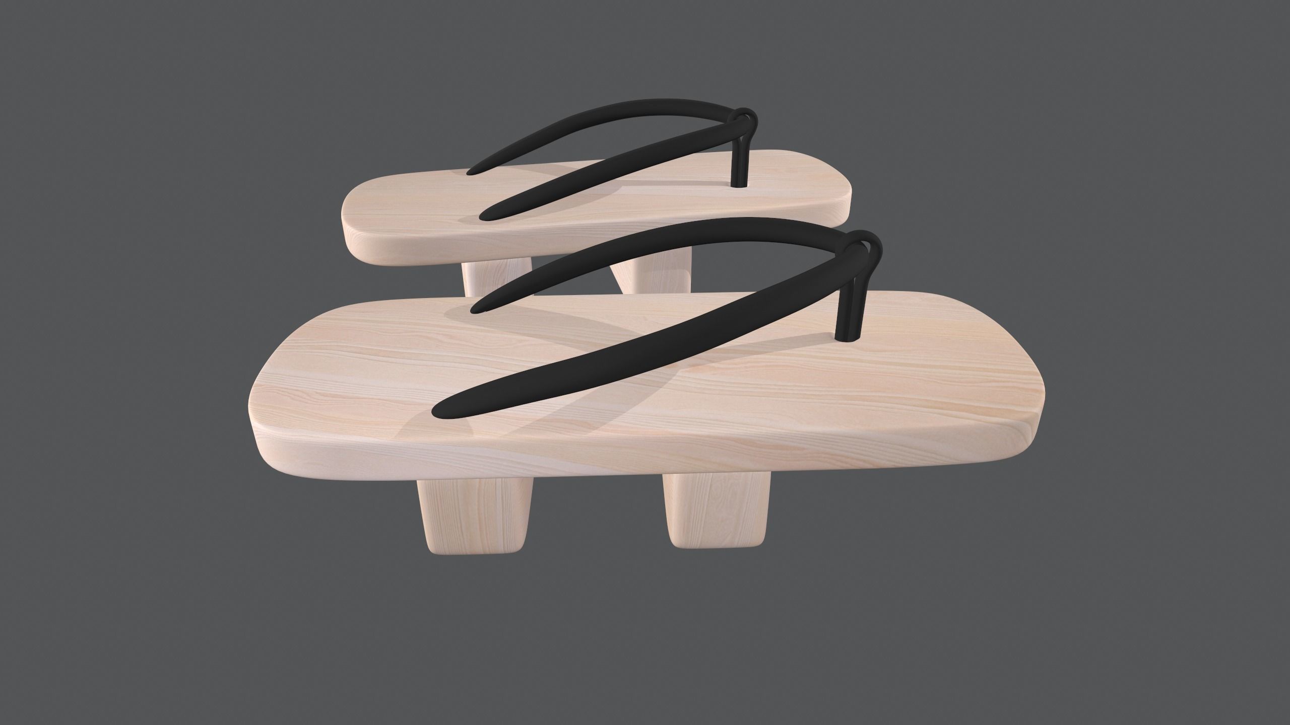 3D model Japanese Geta VR / AR / low-poly | CGTrader