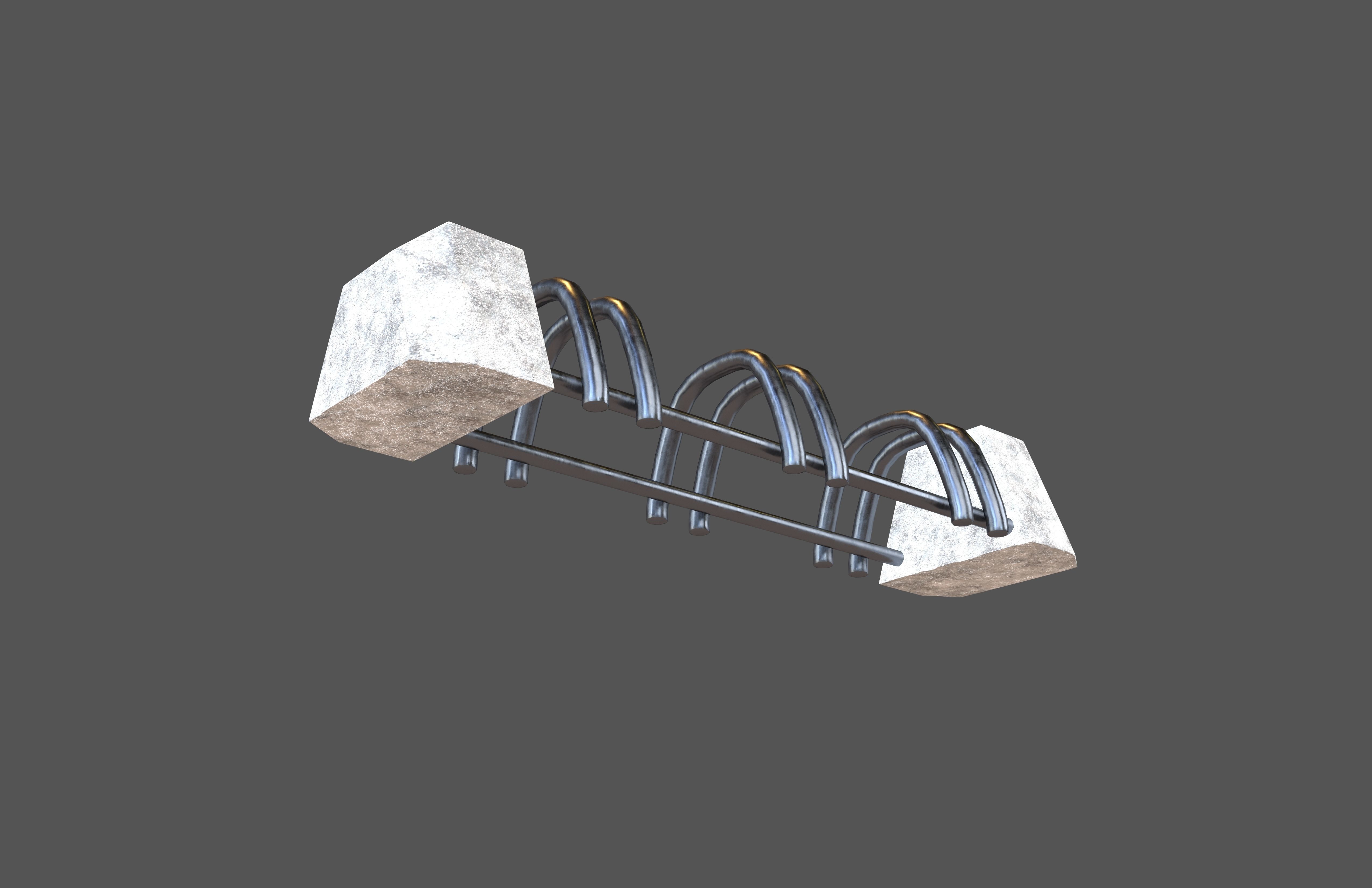 3D model Cycle Rack v1 001 VR / AR / low-poly | CGTrader