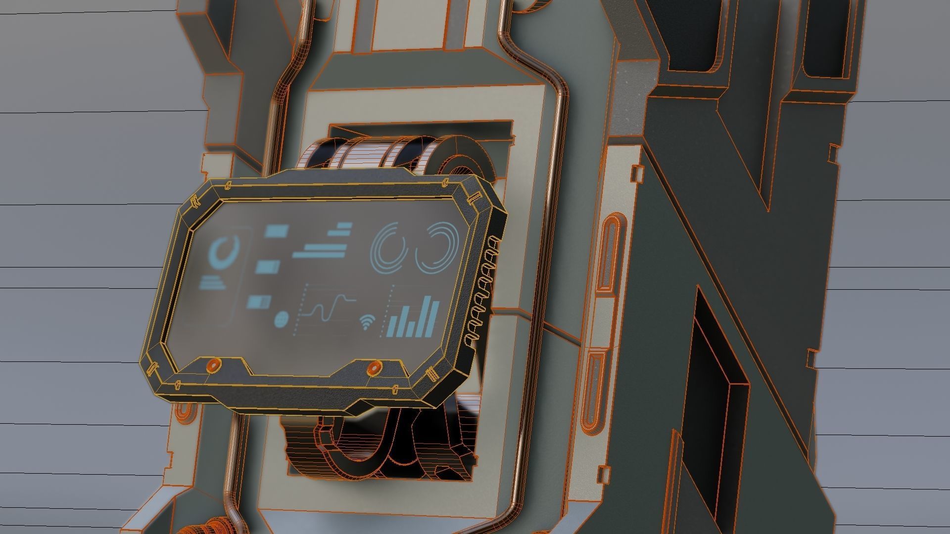 3D model Console Sci-Fi VR / AR / low-poly | CGTrader