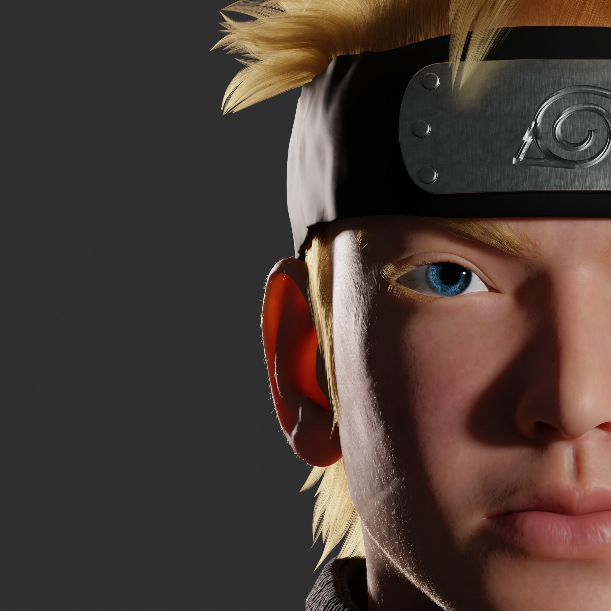 Realistic Naruto character 3D model | CGTrader