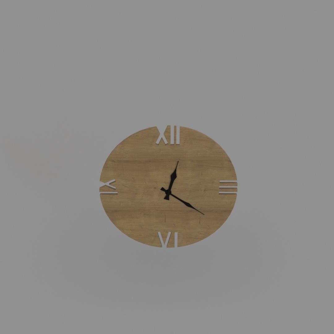 Wall Clock 3D model | CGTrader