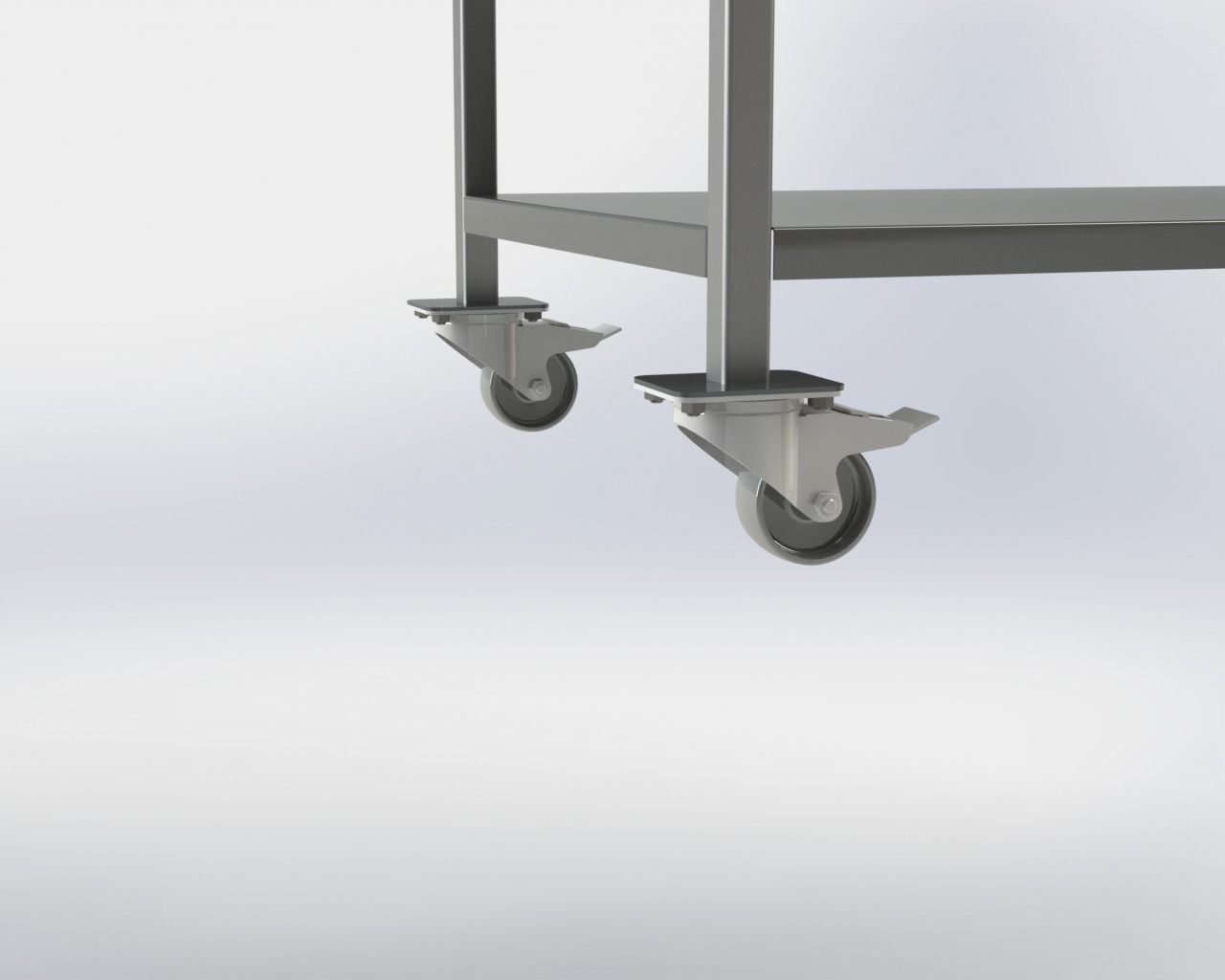 Stainless Steel Rack 3D model | CGTrader