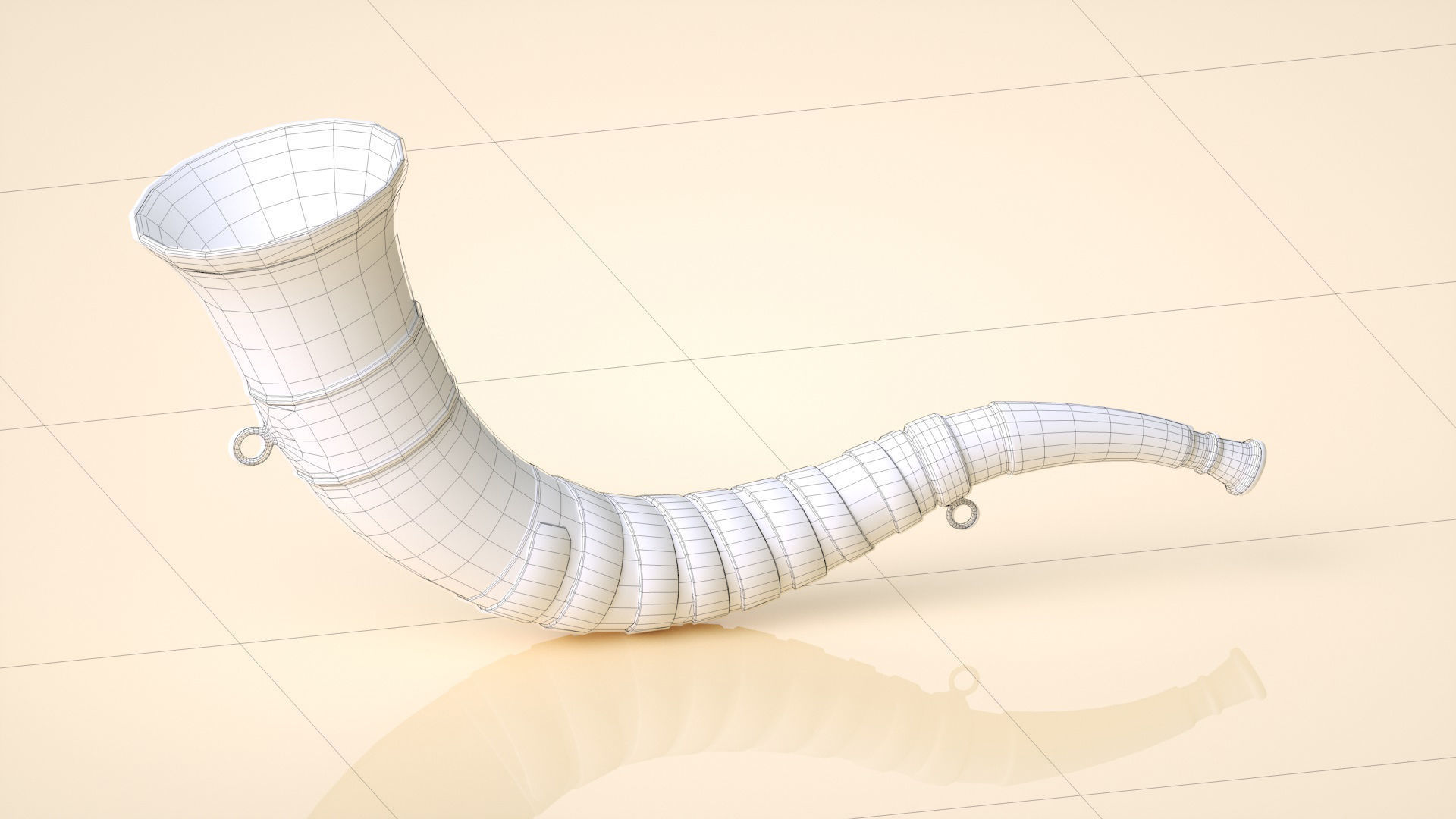 3D model horn character VR / AR / low-poly | CGTrader