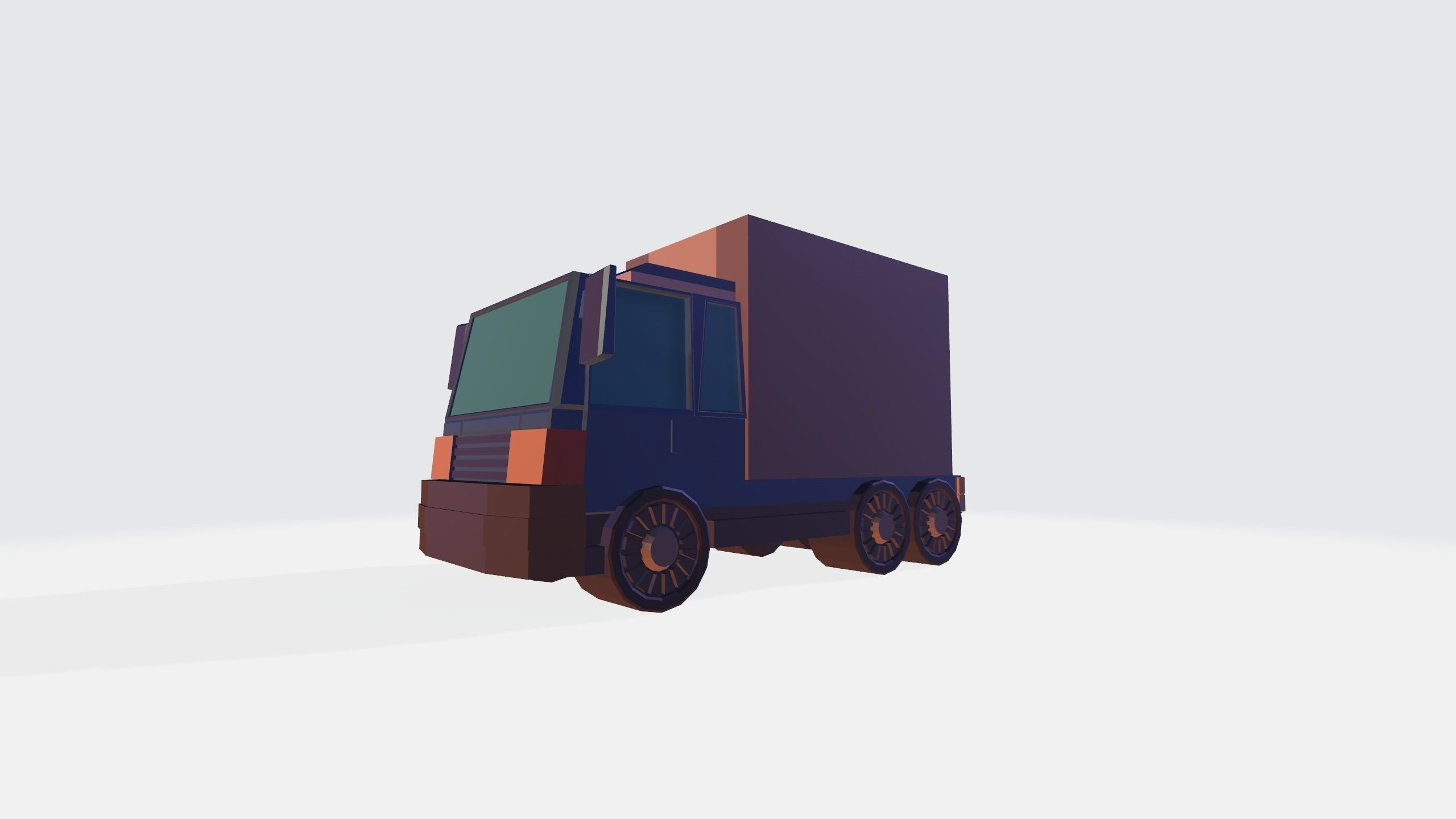 3D model Truck or lorry for free VR / AR / low-poly | CGTrader