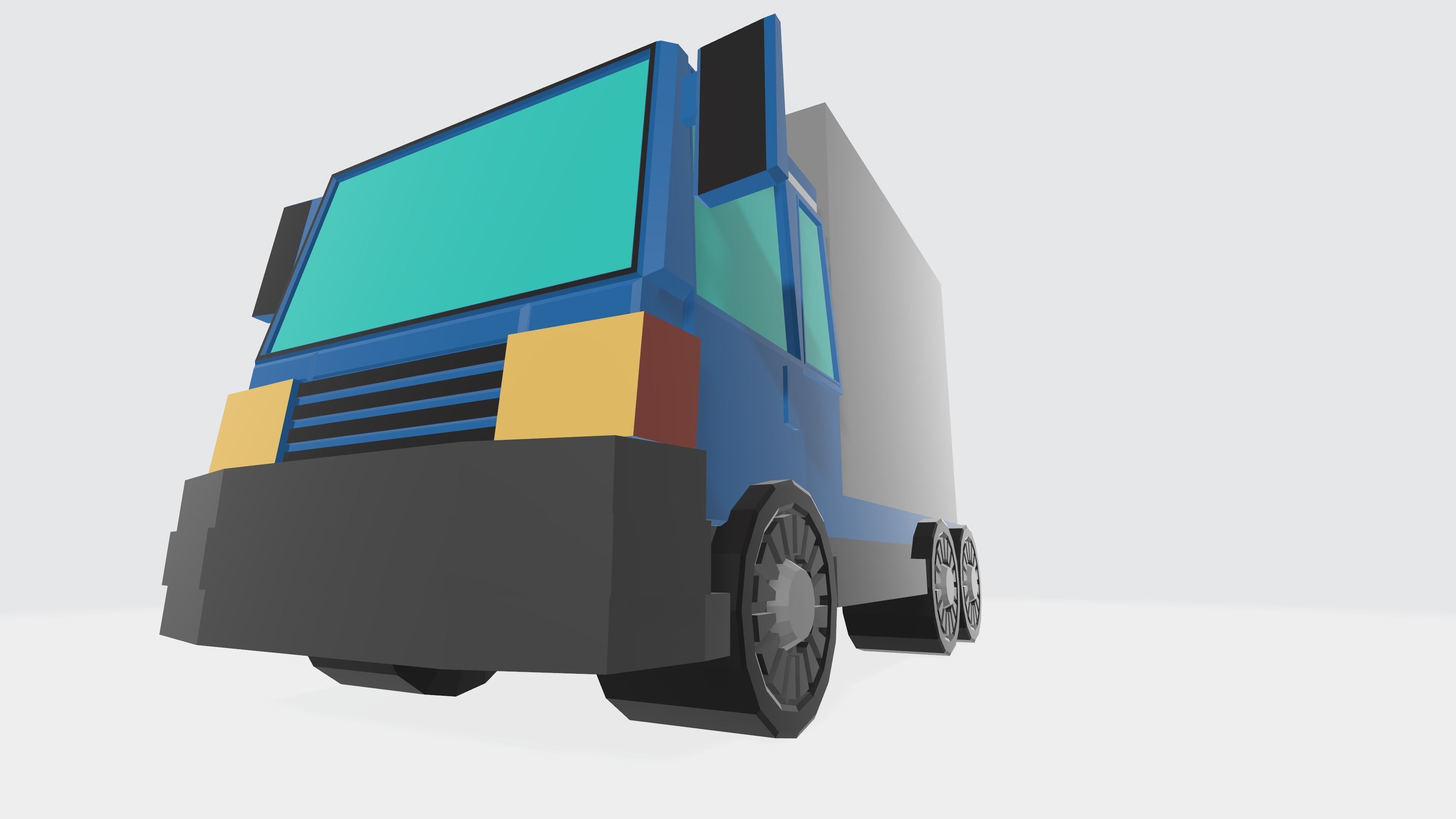 3D model Truck or lorry for free VR / AR / low-poly | CGTrader