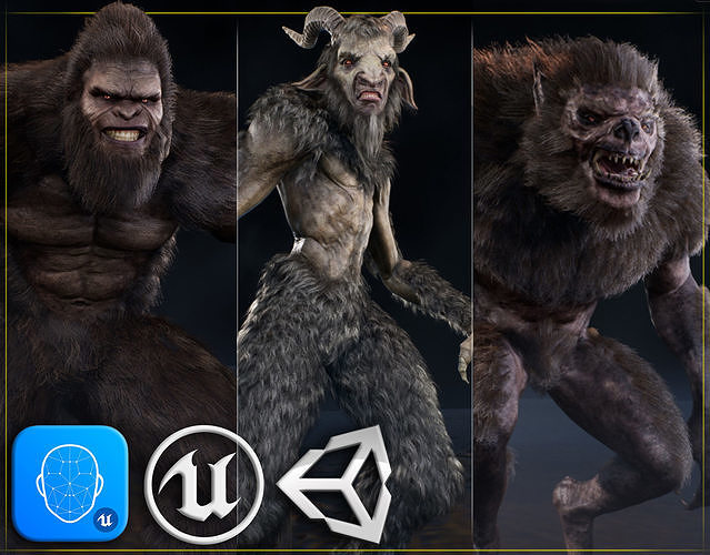 3D Model Collection Mythical pack 1 VR / AR / low-poly | CGTrader