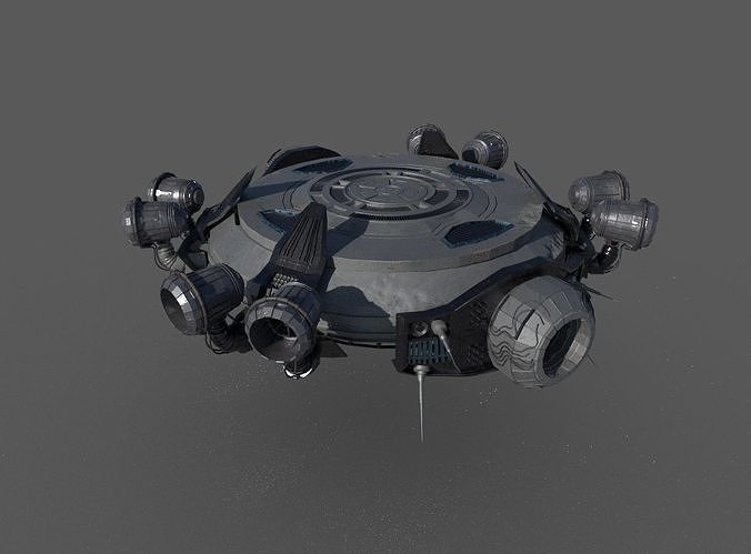 Mothership 3D model | CGTrader