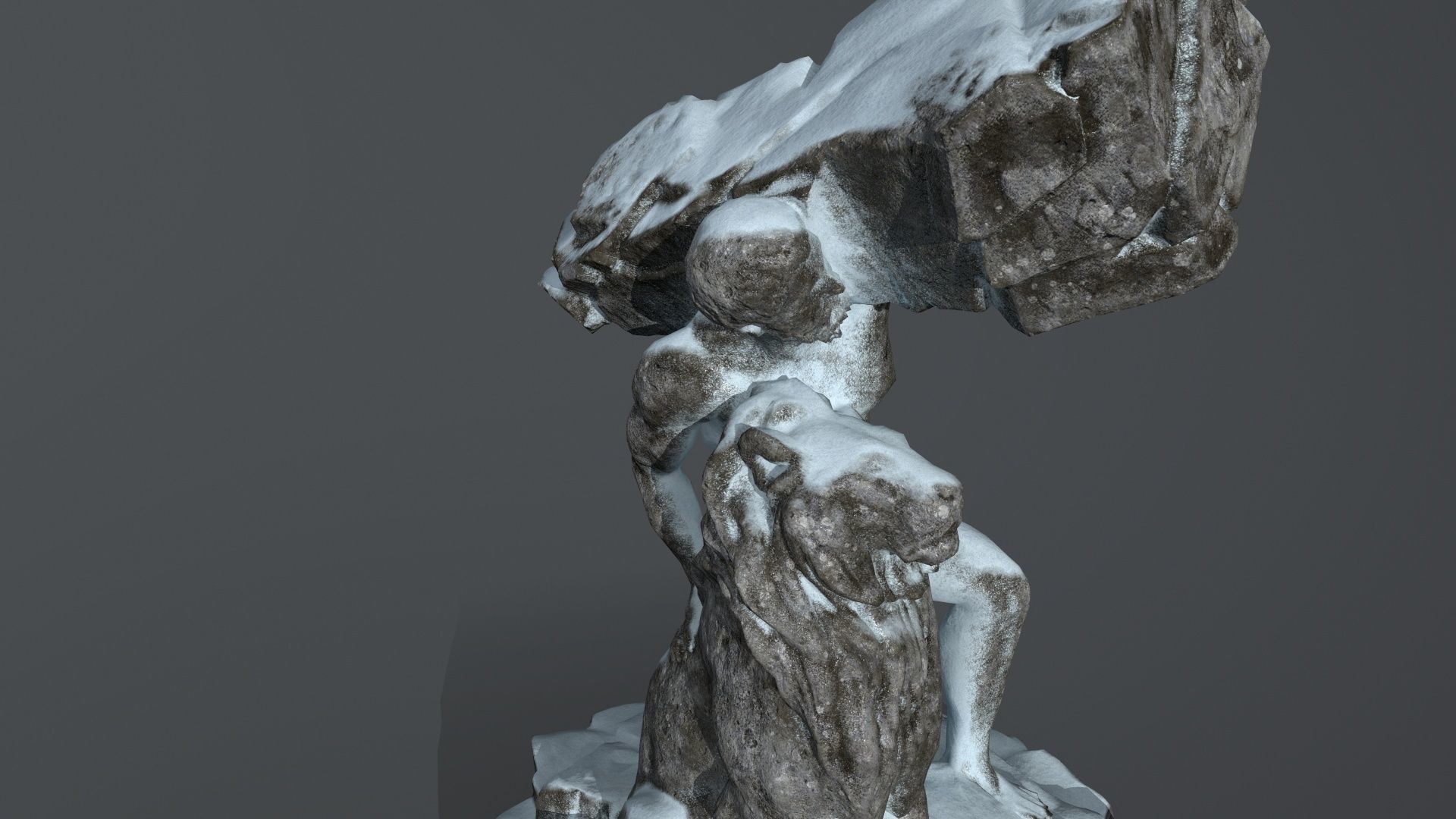 3D model Hercules and Lion VR / AR / low-poly | CGTrader