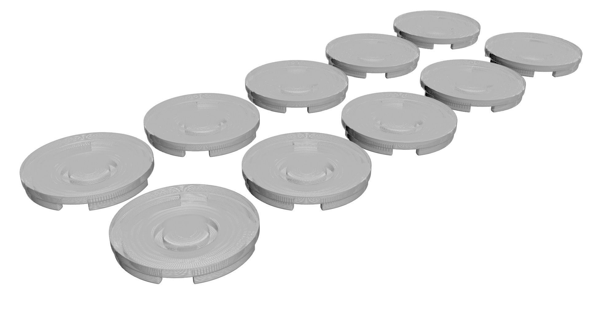 Planets Lego Tiles Set 3D model | CGTrader