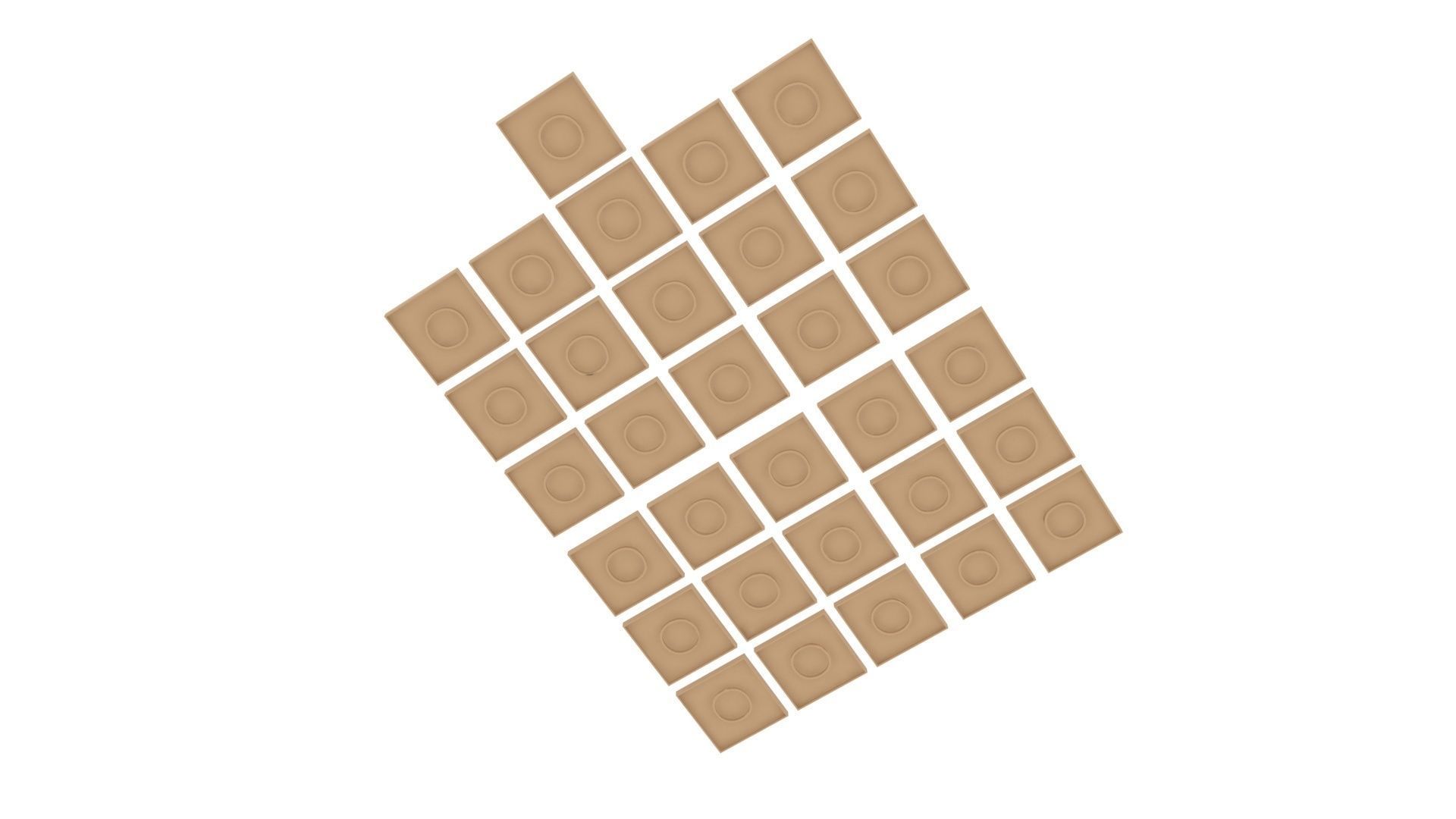 Flags Lego Tiles Set 3D model | CGTrader