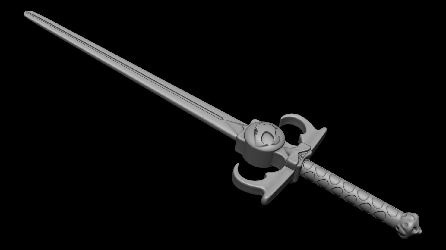 3D PRINTABLE THUNDERCATS SWORD OF OMENS AND MUMM RA STAFF 3D model 3D ...