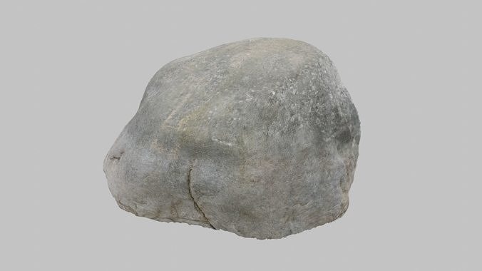 Gray Boulder - Varying LOD free VR / AR / low-poly 3D model | CGTrader