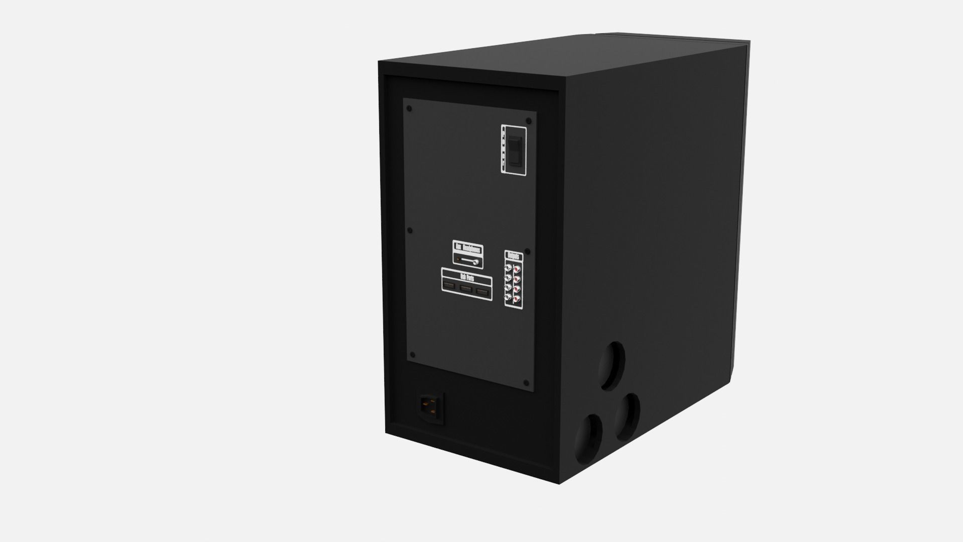 3D model Speaker Box 3D Model VR / AR / low-poly | CGTrader