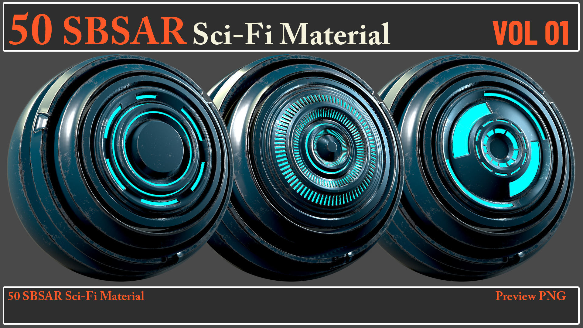 50 SBSAR Sci-Fi Material VOL01 - Video How To Use Texture | CGTrader