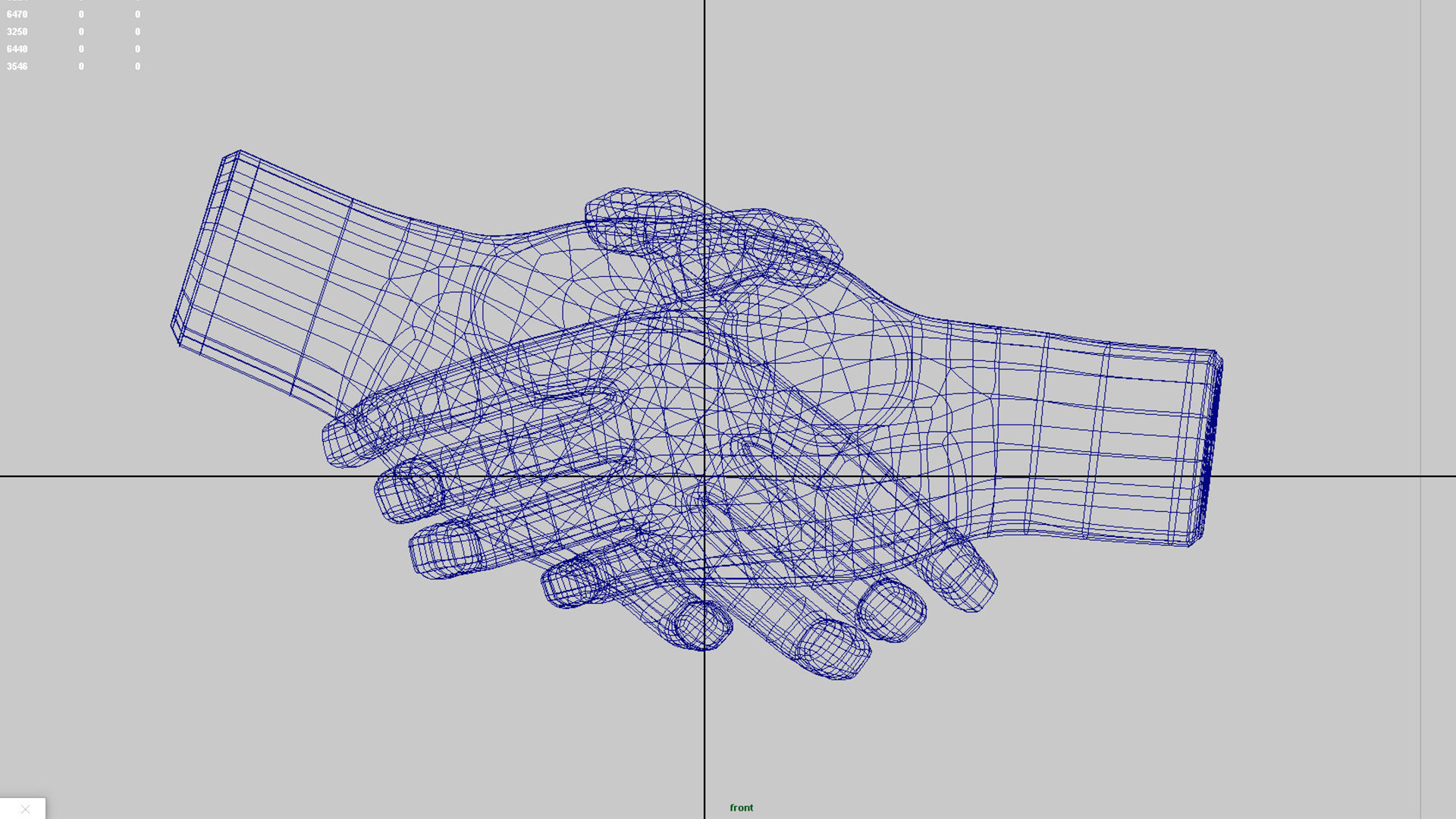 hand shake 3D model | CGTrader