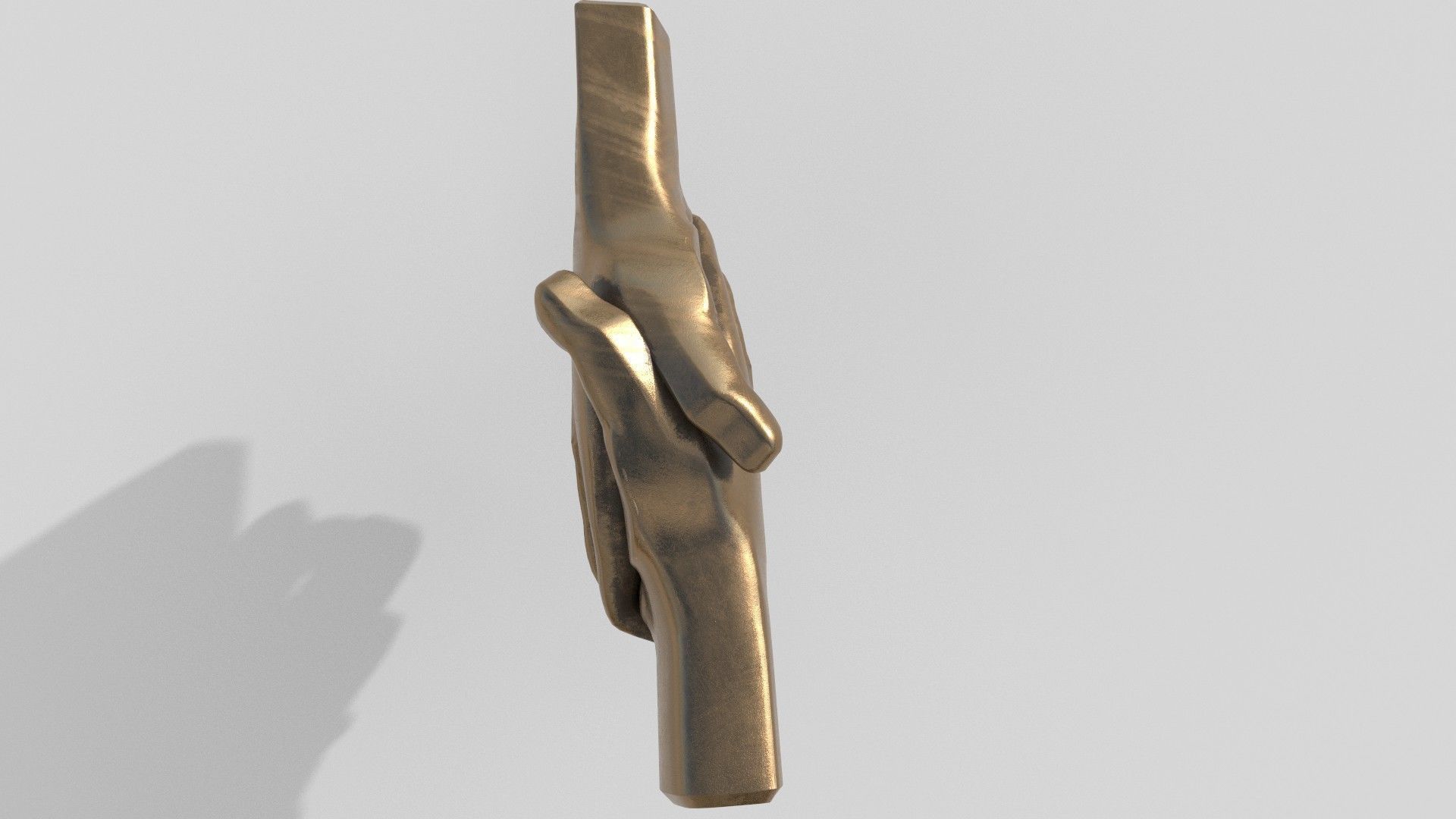 hand shake 3D model | CGTrader