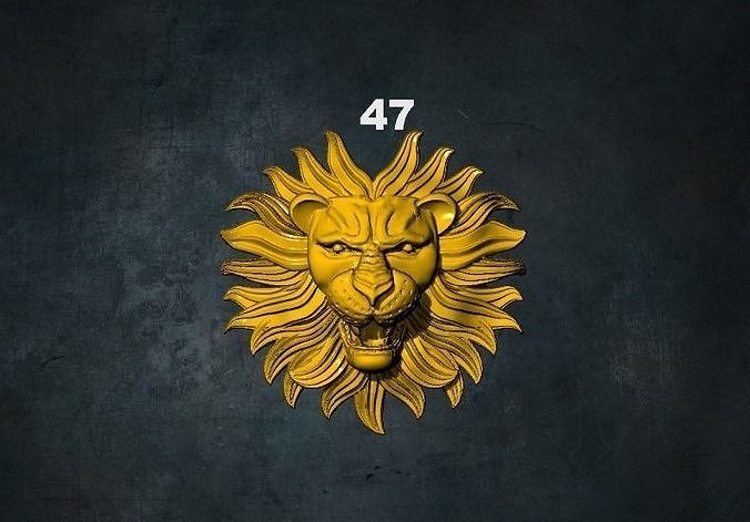 game of thrones lion 3D model 3D printable | CGTrader