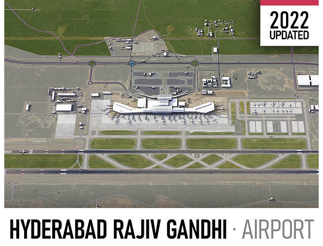 3D model Hyderabad Airport VR / AR / low-poly | CGTrader