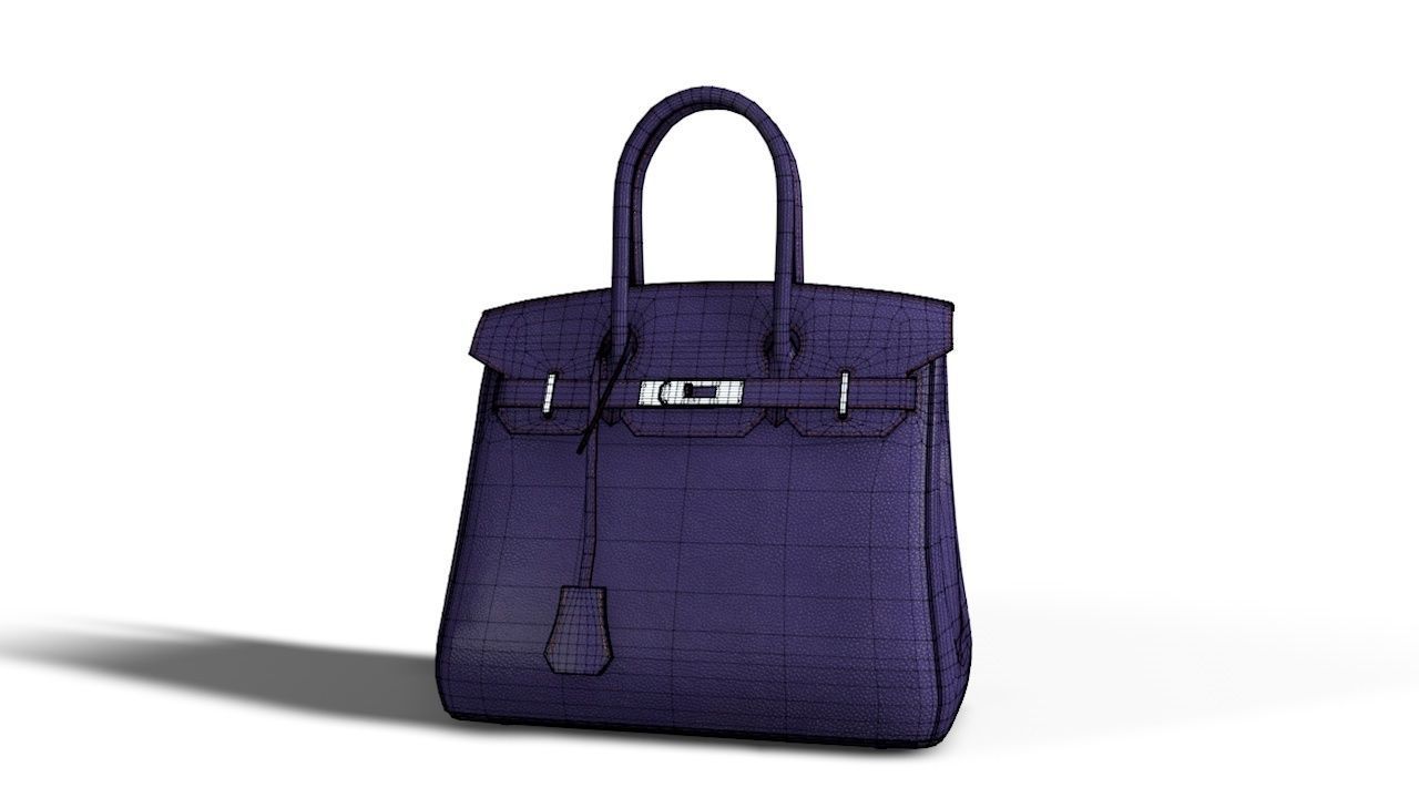 3D model Birkin hermes bag VR / AR / low-poly | CGTrader