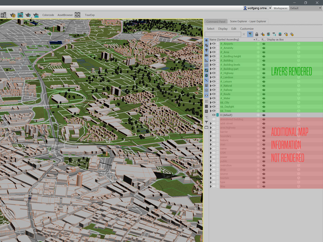 Liverpool 50x50km 3D City Map 3D model | CGTrader